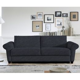 Schlafsofa Bali, B:231cm, grau, 100%PES, Kinderzimmer, Sofas, "ELISA Dauerschläfer in 140 und 160er Breite", stabile Gitterrost-Unterfederung