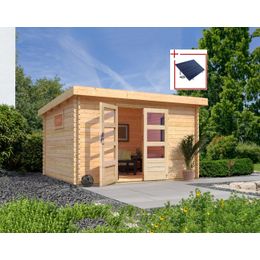 Gartenhaus Karibu, beige, Holzwerkstoff, Gartenh&auml;user, "Trittau 4", aus hochwertiger nordischer Fichte