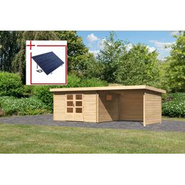 Gartenhaus Karibu, beige, Holzwerkstoff, Gartenh&auml;user, "Trittau", aus hochwertiger nordischer Fichte