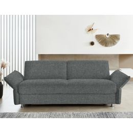 Schlafsofa Bali, B:254cm H:14cm, braun, 100% PES, Wohnzimmer, Sofas, "LINA, Dauerschlaffunktion, 140 u. 160 er Breiten", durchgehender Lattenrost mit