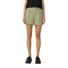 QS Damen Shorts, gr&uuml;n, Gr. 36, unifarben, Web, Obermaterial: 95% Polyester, 5% Elasthan, Hosen, Sommerhose mit Stretch
