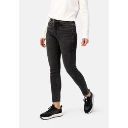 STOOKER WOMEN Damen 5-Pocket-Jeans "Rio Fexxi Move Strass Skinny Fit", schwarz, Gr. 36, Denim/Jeans, 83% Baumwolle, 16% recycled Polyester, 1%