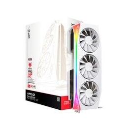 Xfx Radeon RX 9070 XT OC Mercury RGB, Grafikkarte wei&szlig;, RDNA4, GDDR6, 3x DisplayPort, 1x HDMI 2.1