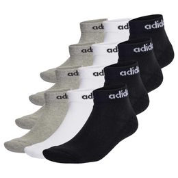 adidas originals Socken '12er-Pack' Damen Gr&ouml;&szlig;e 46/48 grau / schwarz / wei&szlig;