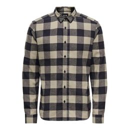 Only & Sons Only & Sons Hemd 'ONSGudmund' Herren Gr&ouml;&szlig;e XS elfenbein / navy