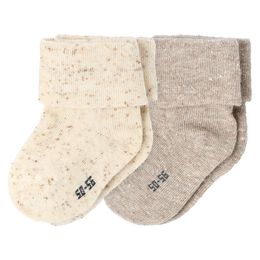 Topomini 2 Paar Newborn Socken mit Umschlag