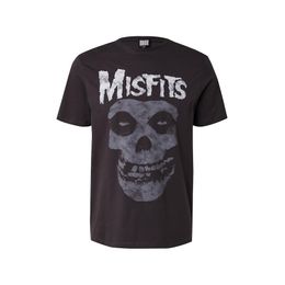 Amplified T-Shirt 'MISFITS' Herren Gr&ouml;&szlig;e XXL anthrazit / hellgrau
