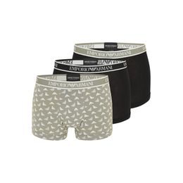 Emporio Armani Boxershorts Herren Gr&ouml;&szlig;e M khaki / schwarz / wei&szlig;