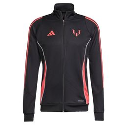adidas Performance Athletic Zip-Up Hoodie 'Messi' male Black size XXXL