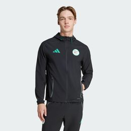 adidas Performance Trainingsjacke 'Algerien Tiro 25 Competition' Herren Gr&ouml;&szlig;e XL azur / schwarz / naturwei&szlig;