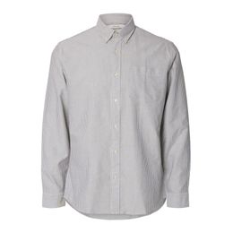 Selected Button Up Shirt 'SLHRICK' male Grey size XL