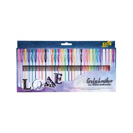 folia PAPER Gelstifte "Black Style" in Bunt - 30 Stück - 49% | Kinder-kreativspielzeug