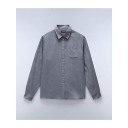 Napapijri Longsleeve "G-Linen Ls" in Multicolor | Gr.: XL