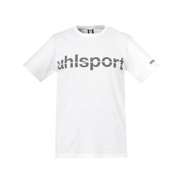 Uhlsport Sportshirt "Essential Promo T-Shirt" in Wei&szlig; | Gr.: XXS