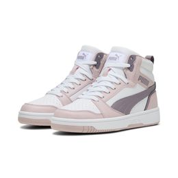 Sneaker Puma "Rebound Sneakers Erwachsene", Damen, Gr. 46, lila (mauve mist plum jam weiß pink lila), Obermaterial: Synthetik; Futter: Textil; Innensohle: Keine Angabe, Textil; Laufsohle: Gummi, Schuhe