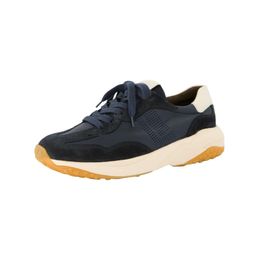 Sneaker Paul Green "Paul Green Sneaker Leder", Damen, Gr. 37, blau (dunkelblau), Leder, Schuhe Sneaker