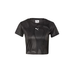 Puma T-Shirt 'Dare To' Damen Gr&ouml;&szlig;e XS grau / schwarz / wei&szlig;