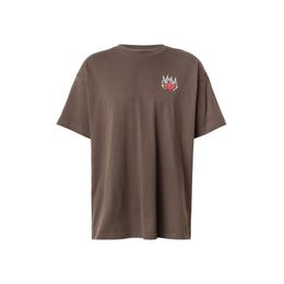 adidas originals T-Shirt 'STREETDRAWING T' Herren Größe XS oliv / rot / weiß