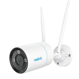 Reolink &Uuml;berwachungskamera &raquo;W330 - 4K WiFi 6 &Uuml;berwachungskamera Aussen mit farbiger Nachtsicht&laquo; Au&szlig;enbereich Personen-/Fahrzeug-/Tiererkennung, 2-Wege-Audio, 