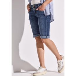 Street One Damen Street One Bermudas &raquo;Style Jane&laquo; Sommerhose blau 25, N-Gr
