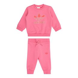 adidas originals Jogginganzug 'Trefoil' M&auml;dchen Gr&ouml;&szlig;e 62 hellpink / hellrot / wei&szlig;