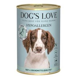 DOG&rsquo;S LOVE DOG'S LOVE Nassfutter Hund, Adult, Hypoallergen Ente 6x400 g