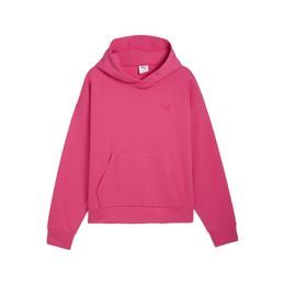 Hoodie Puma "Wardrobe Essentials Boxy Fleece Hoodie Herren", Herren, Gr. XXL, pink, 66% Baumwolle, 34% Polyester, Sweatshirts