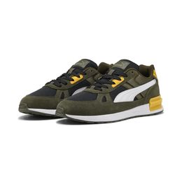 Sneaker Puma "Graviton Pro Sneakers Erwachsene", Damen, Gr. 36, wei&szlig; (schwarz, wei&szlig; schwarz olive gr&uuml;n), Obermaterial: Textil, Synthetik, Kuhleder; Futter: Textil; Innensohle: Textil; Laufsohle: Gummi, Schuhe Sneaker