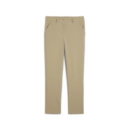Golfhose Puma "Cypress Softshell Golfhose Damen", Damen, Gr. L, Normalgr&ouml;&szlig;en, beige (ice coffee beige), 90% Polyester, 10% Elasthan, unifarben, regular fit, Hosen