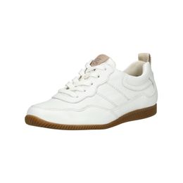 Sneaker Paul Green "Paul Green Sneaker Leder", Damen, Gr. 39, wei&szlig;, Leder, Schuhe Sneaker