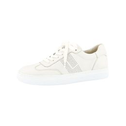 Sneaker Paul Green "Paul Green Sneaker Glattleder", Damen, Gr. 37,5, wei&szlig;, Glattleder, Schuhe Sneaker