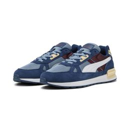 Sneaker Puma "Graviton Pro Sneakers Erwachsene", Damen, Gr. 42, wei&szlig; (cool blau wei&szlig; persian), Obermaterial: Textil, Synthetik, Kuhleder; Futter: Textil; Innensohle: Textil; Laufsohle: Gummi, Schuhe Sneaker