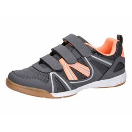 Hallenschuh Lico "Sportschuh Fit Indoor V", Damen, Gr. 37, grau, Synthetik, Schuhe Hallenschuh