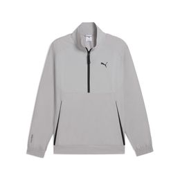 Puma Herren Sweatshirt "PumaTECH Relaxed Sweatshirt Herren"gray echo, Gr. M, Obermaterial: 50% Elastomultiester, 50% Polyester; Taschenfutter: 100%