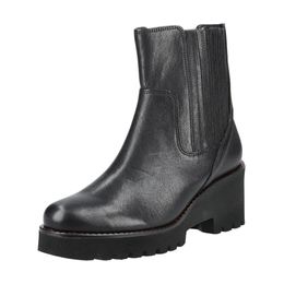 Stiefelette Gabor COMFORT "Gabor Comfort Stiefelette Leder", Damen, Gr. 38,5, schwarz, Leder, Schuhe