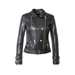 Guess - Jacken & Mäntel 'MYLA MOTO JACKET' Damen Größe XXL schwarz