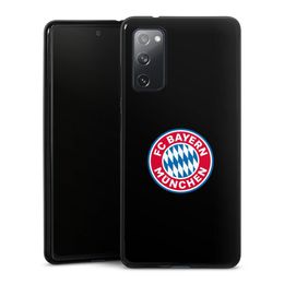DeinDesign Galaxy S20 FE 5G Handy Silikon H&uuml;lle Case schwarz Handyh&uuml;lle Official Licensed Product Fc Bayern M&uuml;nchen Logo