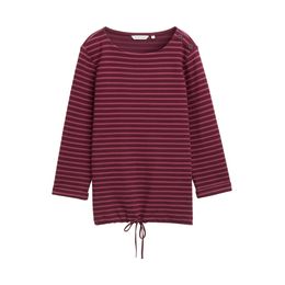 TOM TAILOR Shirt female size M Burgundy / Pastel red