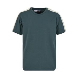 Mister Tee T-Shirt 'Tennis Core' Jungen Gr&ouml;&szlig;e 122/128 dunkelgr&uuml;n / offwhite