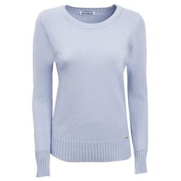 Influencer Pullover Damen Gr&ouml;&szlig;e L blau