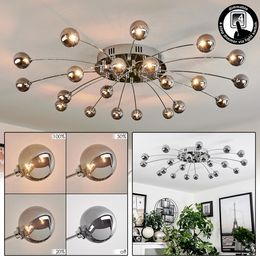 hofstein Lacosse Deckenleuchte LED Chrom, 21-flammig