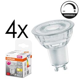 hofstein LED GU10 4er Set 3,7 Watt 2700 Kelvin 230 Lumen
