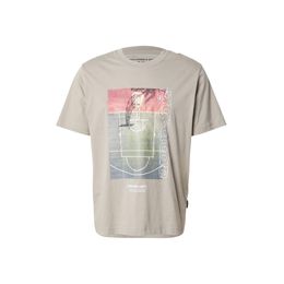 Jack & Jones Jack & Jones T-Shirt 'JCOUNION' Herren Gr&ouml;&szlig;e XXL grau / pastellgr&uuml;n / pastellrot / wei&szlig;