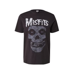 Amplified T-Shirt 'MISFITS' Herren Gr&ouml;&szlig;e XXL anthrazit / hellgrau