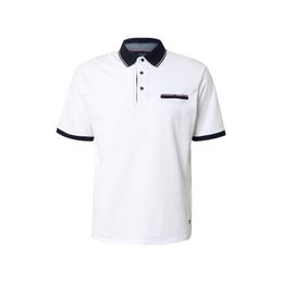 Jack & Jones Jack & Jones Poloshirt 'JPRBLUHUBO' Herren Gr&ouml;&szlig;e XXL dunkelblau / rot / wei&szlig;