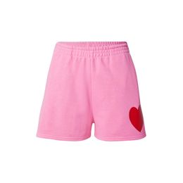 miss goodlife Shorts 'Amour Paris' Damen Gr&ouml;&szlig;e 42 hellpink / blutrot