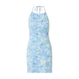 Hollister Kleid Damen Gr&ouml;&szlig;e 38 blau / azur / hellblau / pastellgr&uuml;n / wei&szlig;