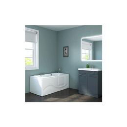 Home Deluxe Vital M Seniorenbadewanne, liegend Rechtseinstieg