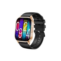 FONTASTIC Mento AMOLED Smartwatch mit 2.01&ldquo; Display gold