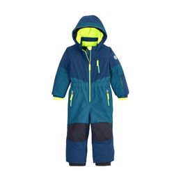Overall "FISW 36 MNS ONPC", Kinder, Gr. 122/128, blau (ocean), Oberstoff: 100% Polyester, Futter: 100% Polyester, Wattierung: 100% Polyester, FIRST INSTINCT BY Killtec, Overalls, Wasserdichter Skioverall mit Fleece-Innenfutter, verlängerbare Ärmel
